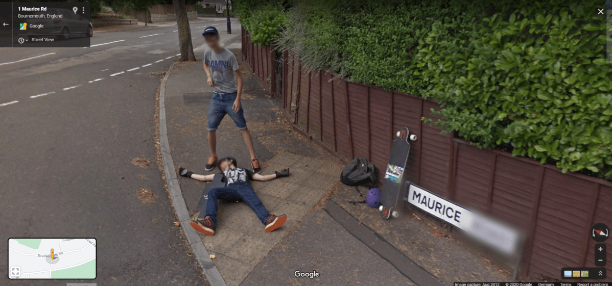 Longboard fail – StreetViewFails – The Funny Street View Google Maps Fails