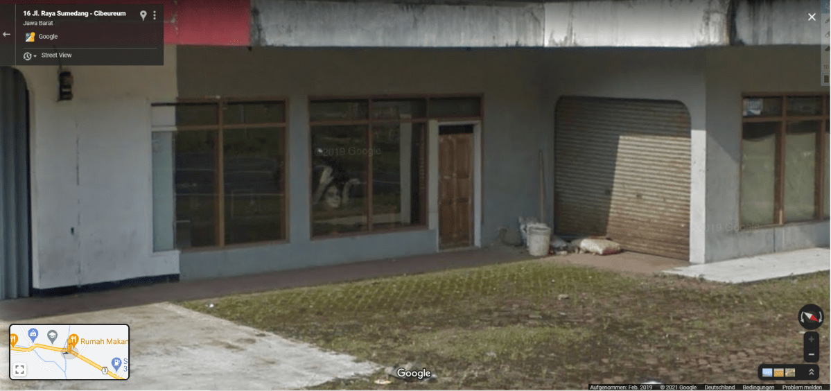 Very scary face – StreetViewFails – The Funny Street View Google Maps Fails